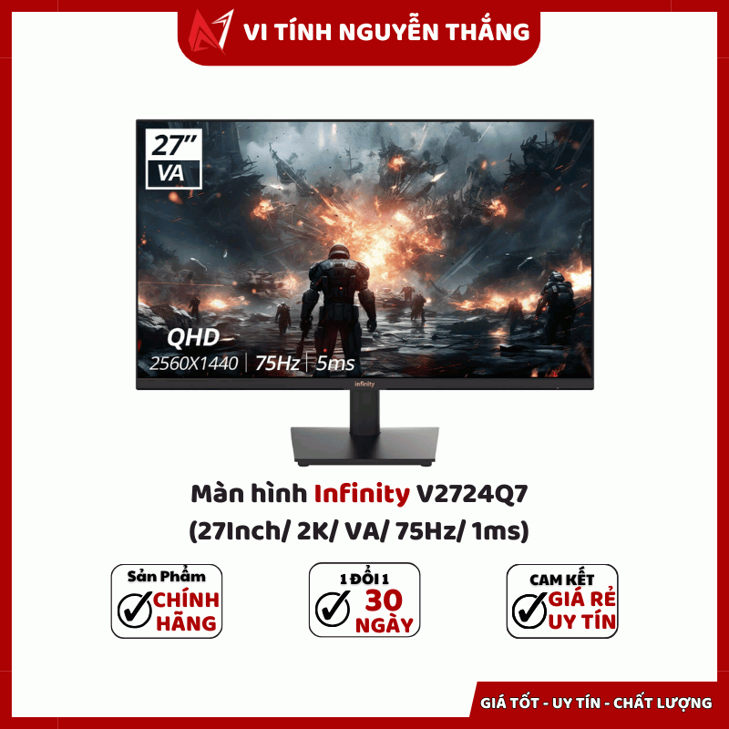 Màn hình Infinity V2724Q7 27 inch 2K QHD 75Hz | Giá tốt, Chất lượng cao
